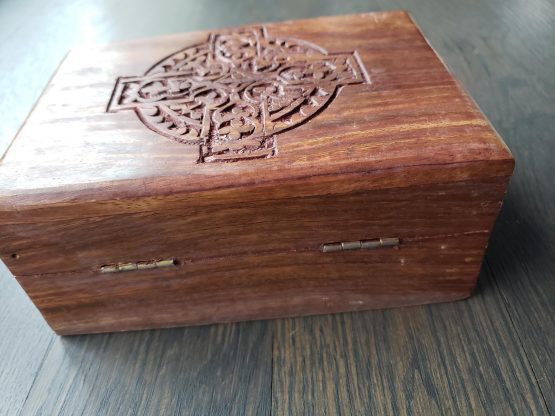 Celtic Cross Wood Celtic Box | The World Tree