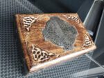Metal Cross Wood Celtic Box | The World Tree
