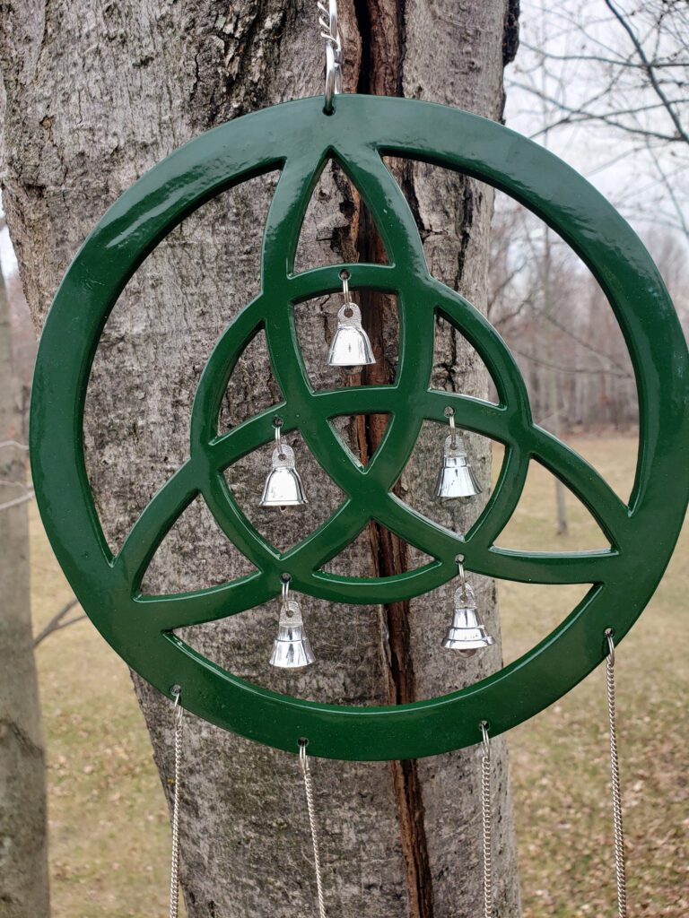 Metal Celtic Knot Wind Chime | The World Tree