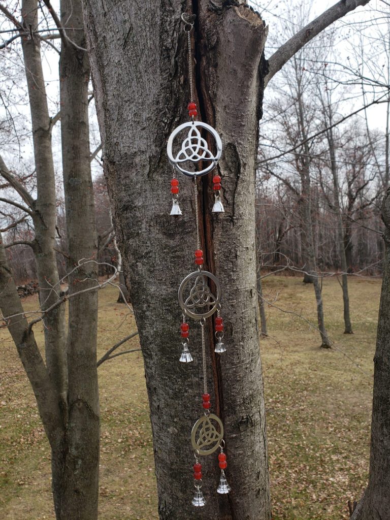 Metal Celtic Knot Wind Chime | The World Tree