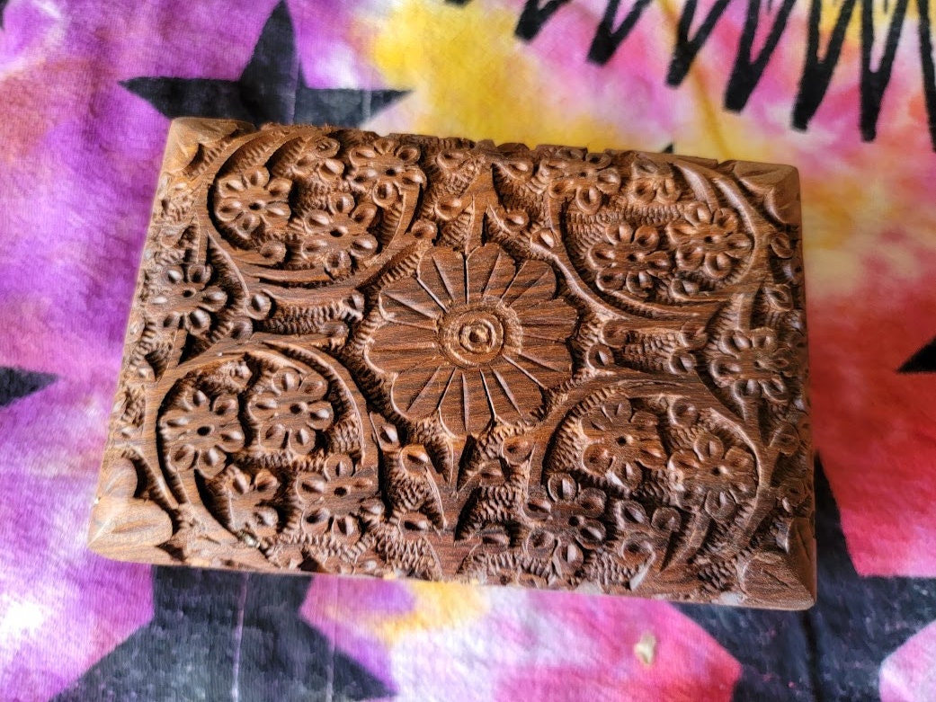 Flower Wood Celtic Box | The World Tree
